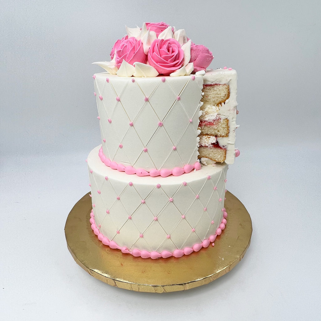 Classic Quilting 2 Tiered Cake - Palermo 365 Shop