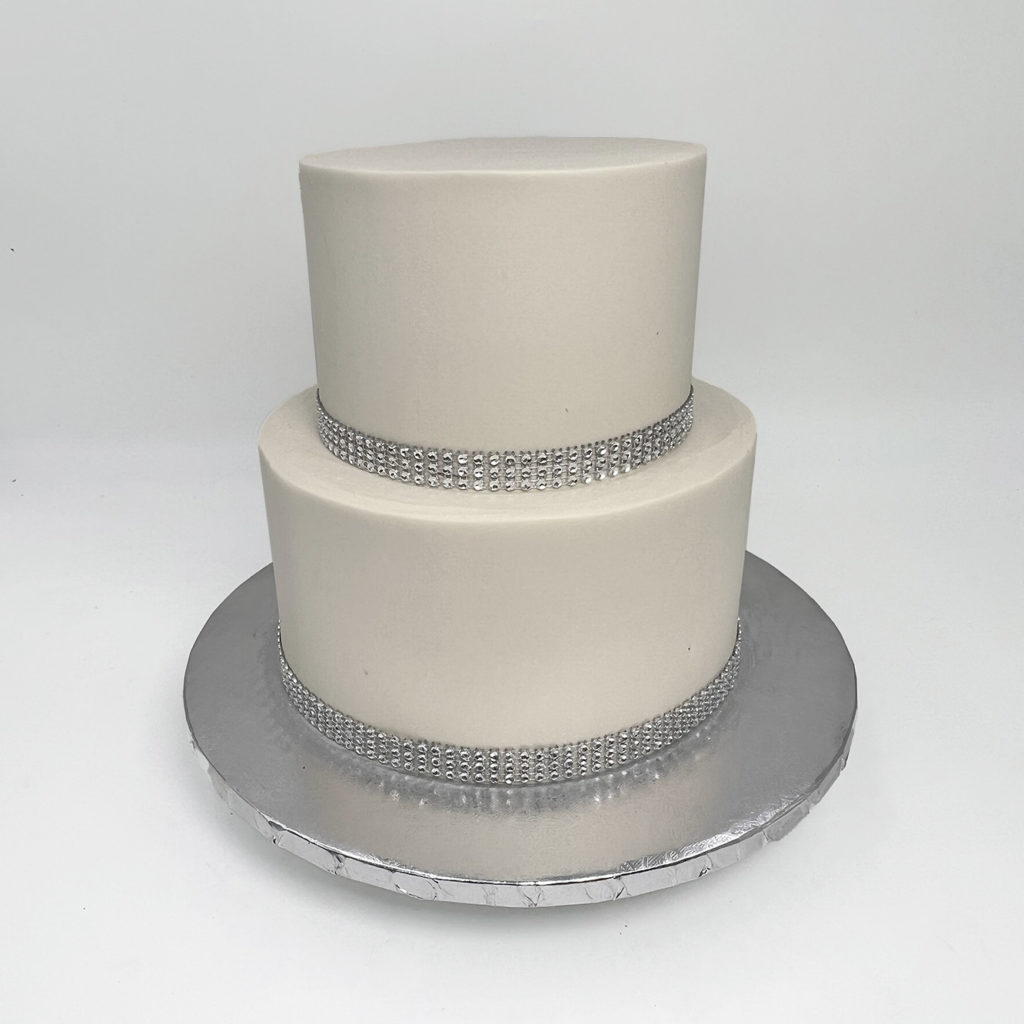 Elegance & Rhinestones 2 Tiered Cake - Palermo 365 Shop