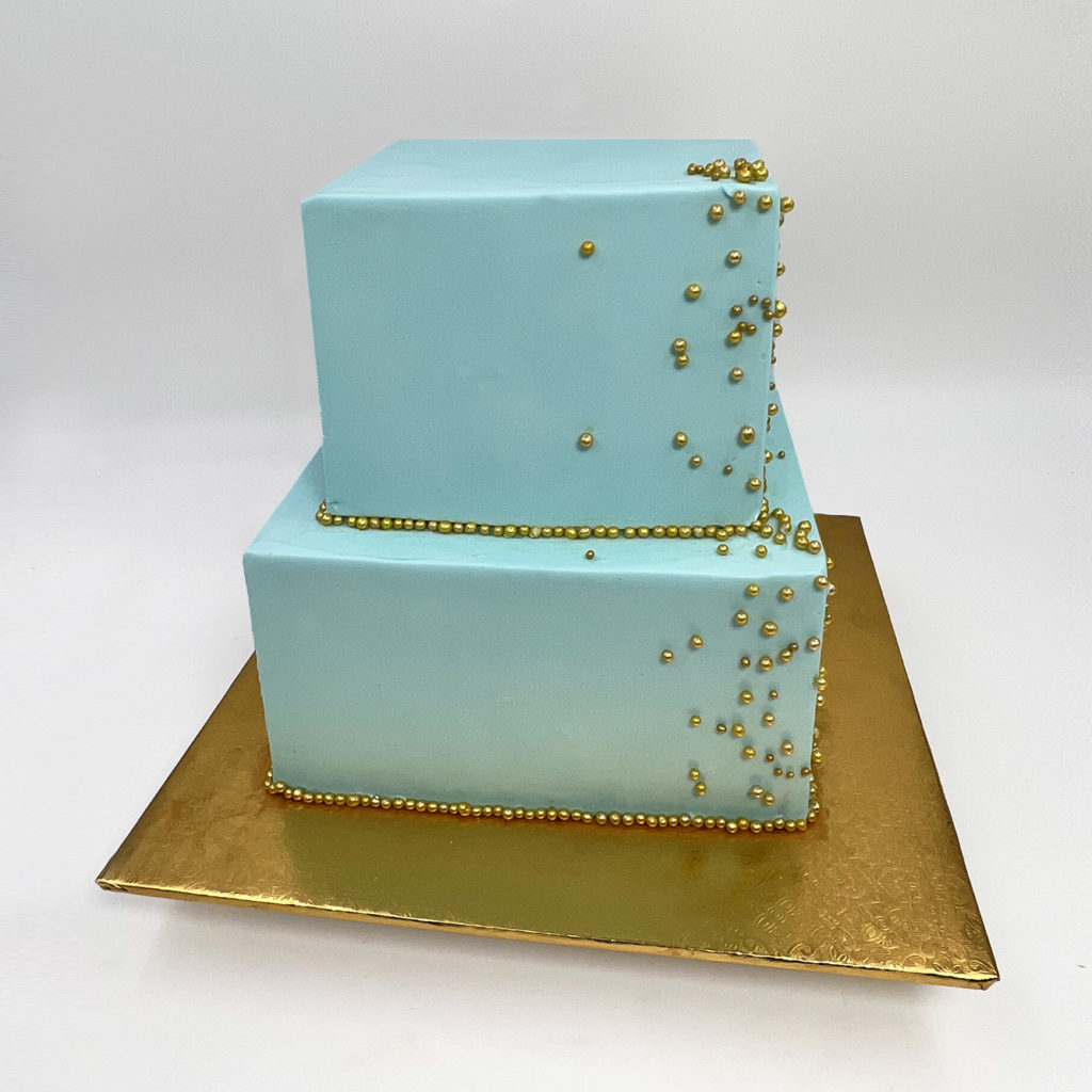 Blue Dreams 2 Tiered Cake - Palermo 365 Shop