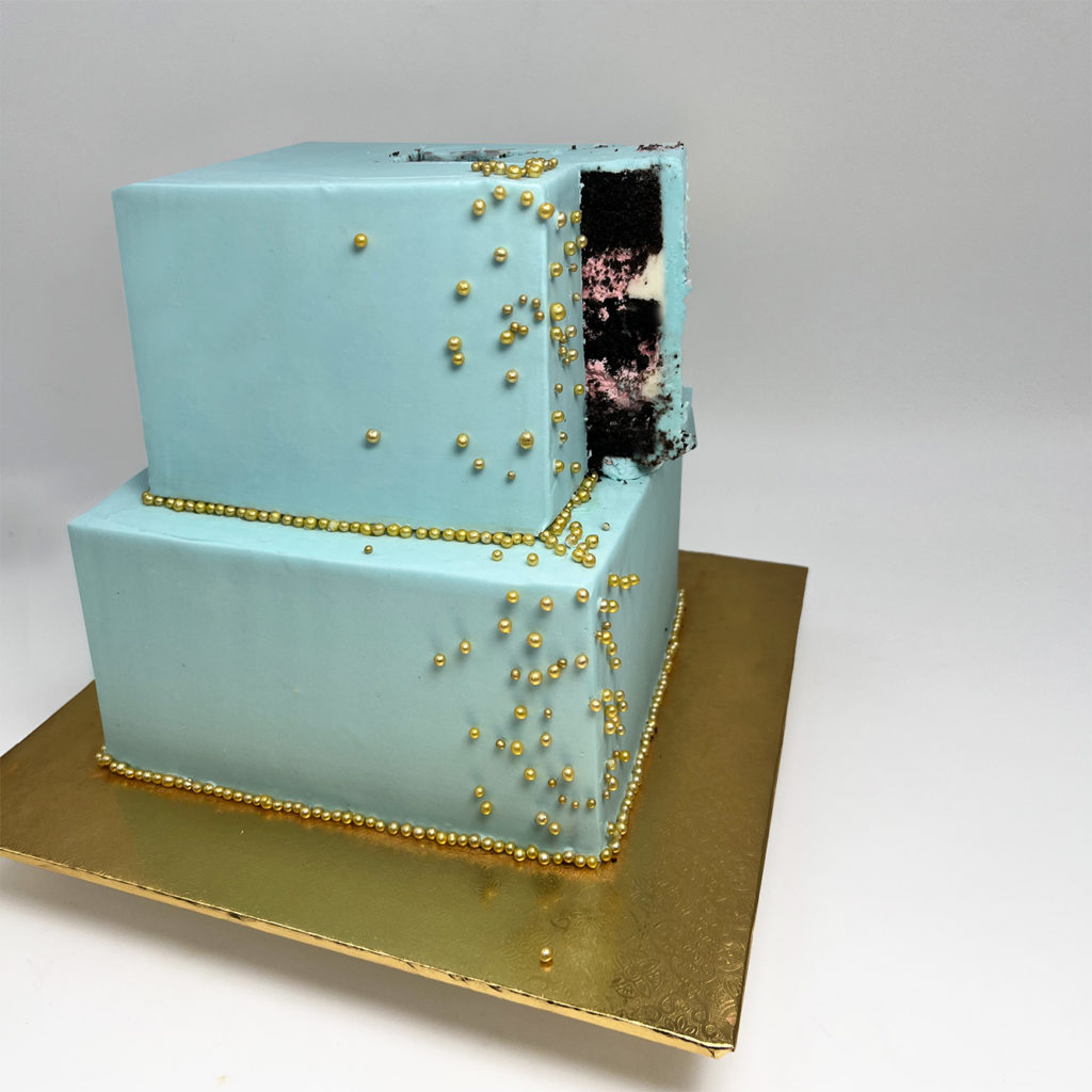 Blue Dreams 2 Tiered Cake - Palermo 365 Shop
